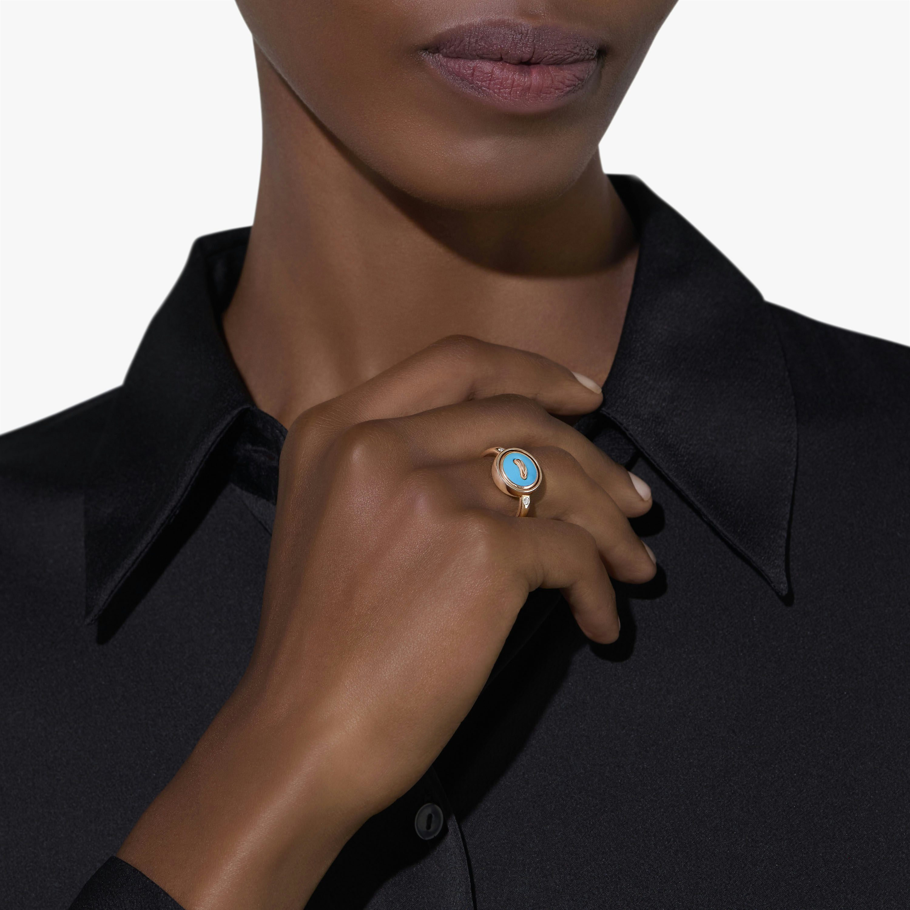 Pom Pom Dot Reversible Ring